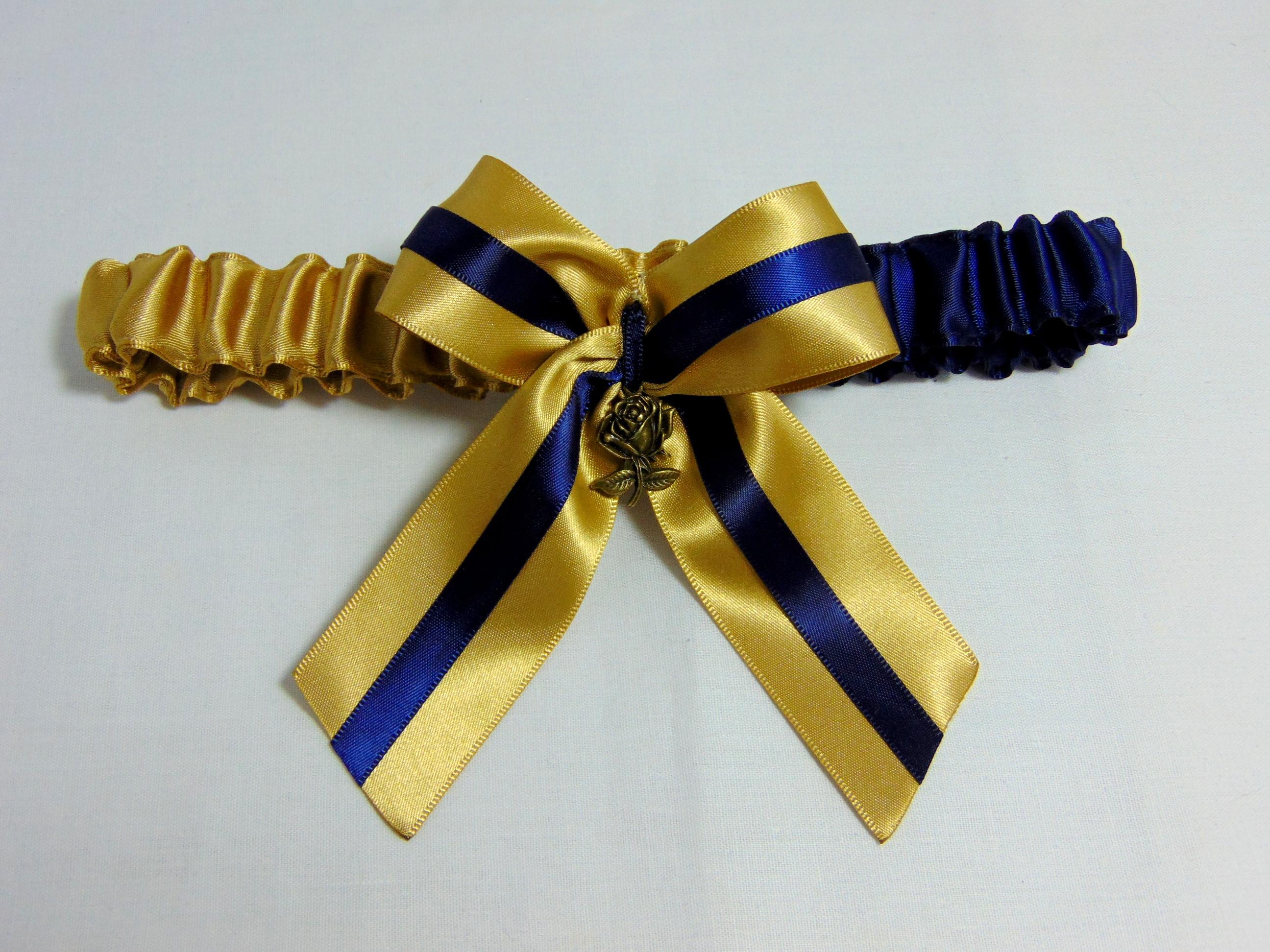 Golden Beauty and the Beast Disney Bridal Wedding Garter Set ...