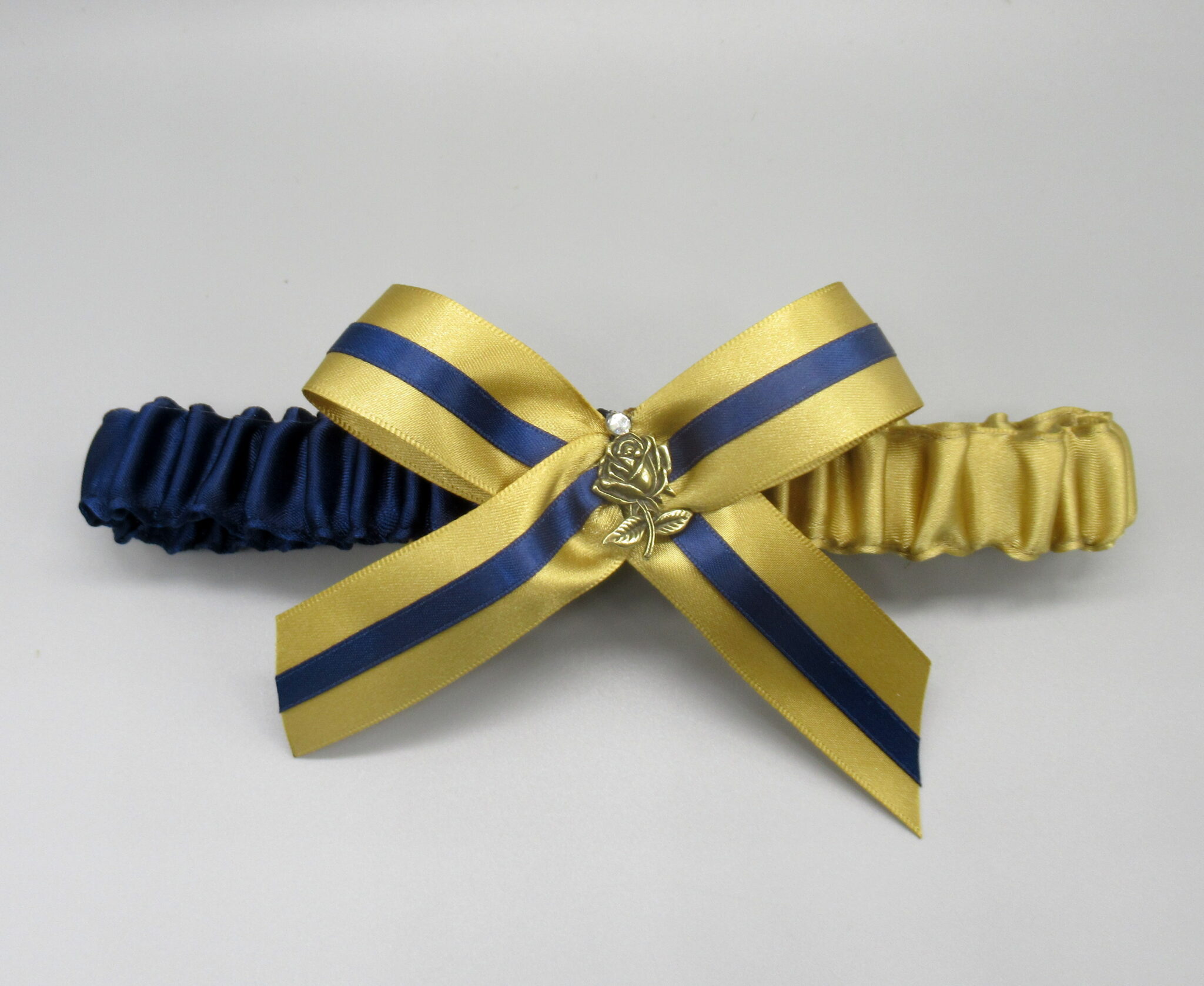 Golden Beauty and the Beast Disney Bridal Wedding Garter Set ...