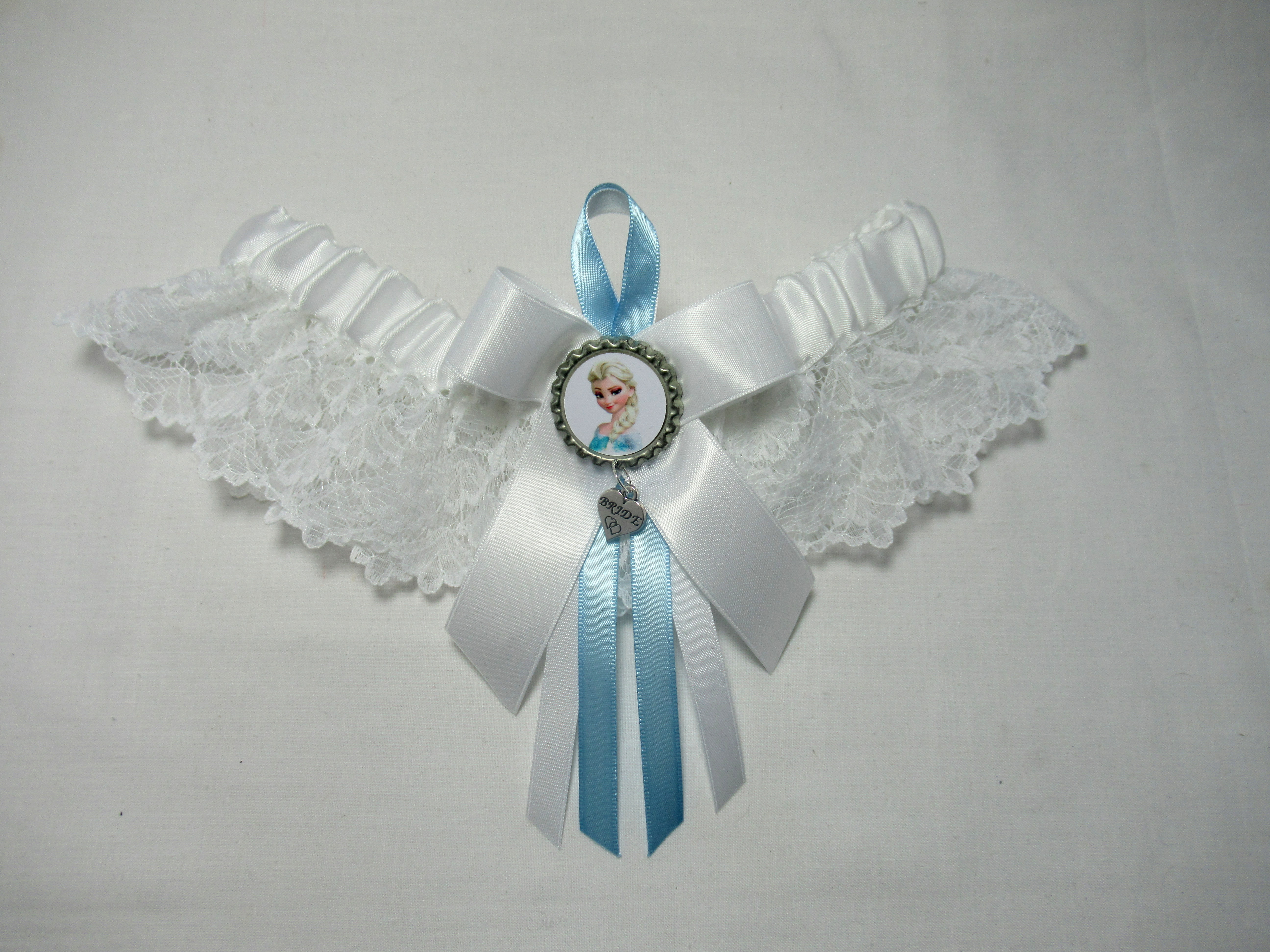 Frozen Elsa Disney Bridal Wedding Garter Gracefulgarters
