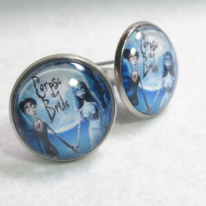 Corpse Bride Lace Bridal Wedding Garter - Set Cufflinks Available ...