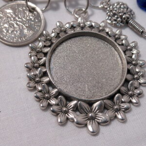 Photo Charm Bridal Pin Something old Something New Borrowed Blue Pin ...