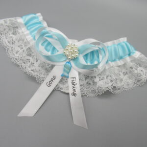 Gone Fishing Lace Bridal Wedding Garter - GracefulGarters