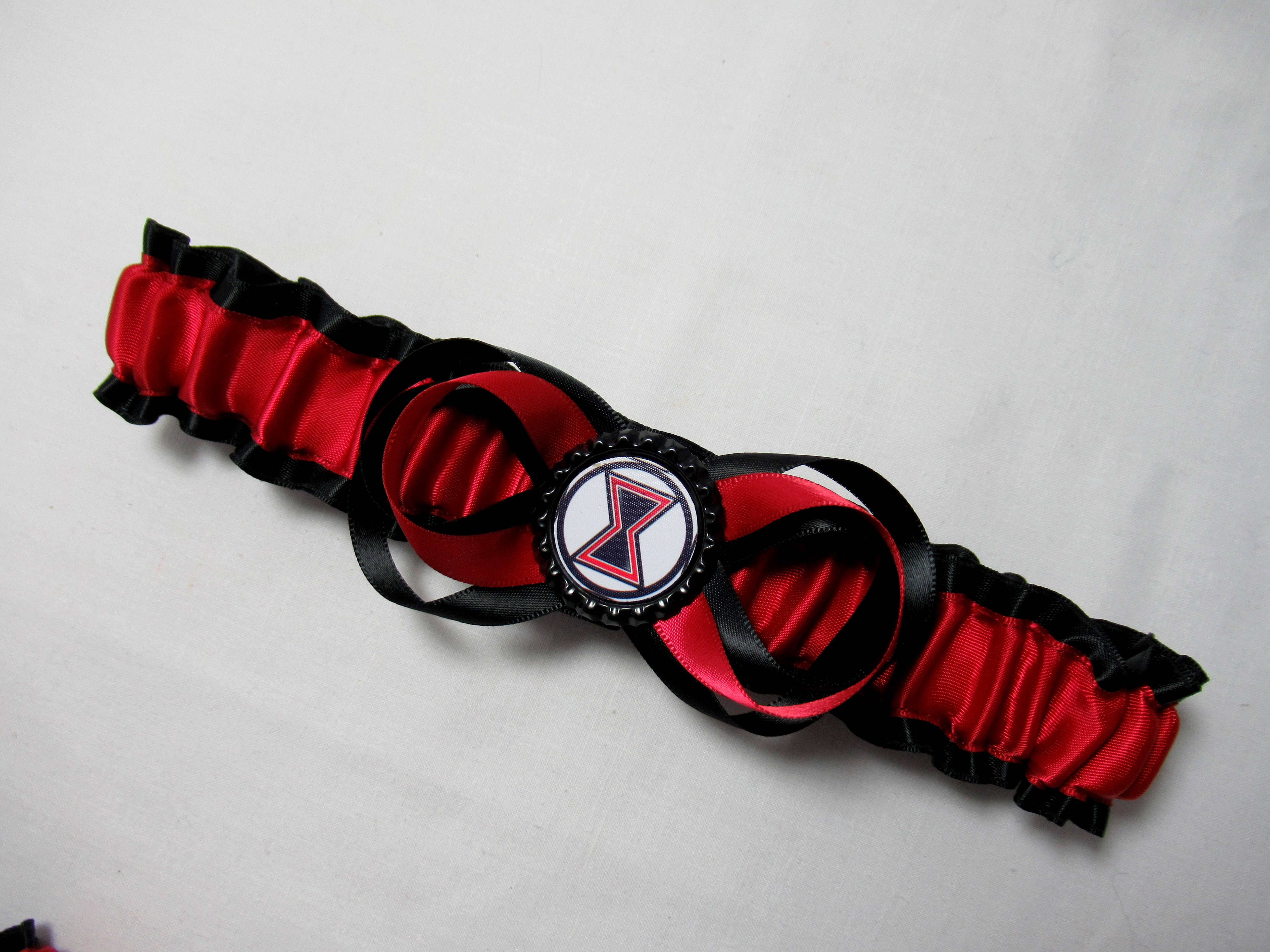 Marvel Black Widow Lace Bridal Wedding Garter Set - GracefulGarters