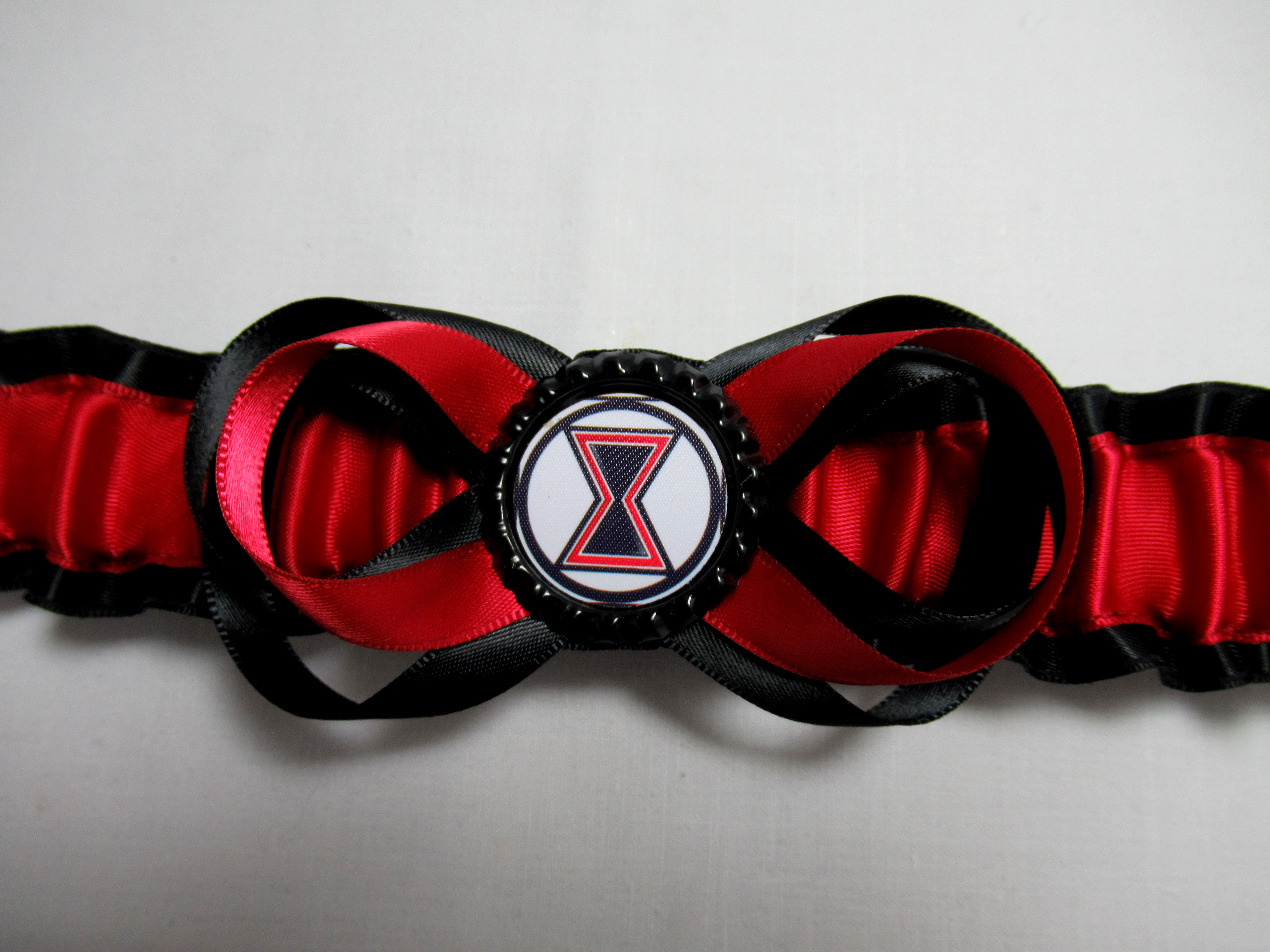 Marvel Black Widow Lace Bridal Wedding Garter Set - GracefulGarters