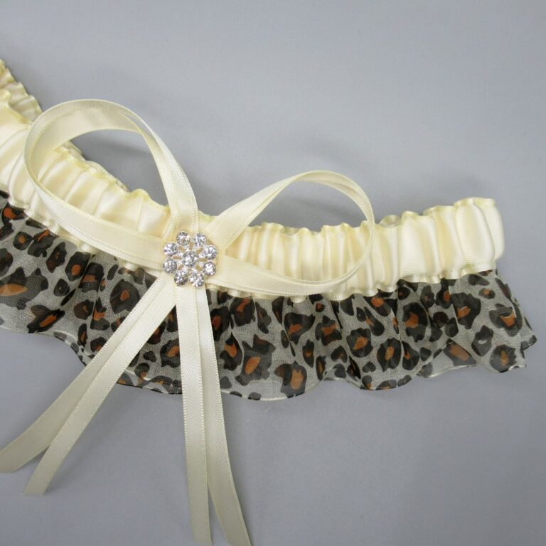 Leopard Animal Print Organza Bridal Wedding Garter – GracefulGarters