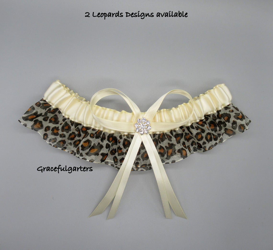 Leopard Animal Print Organza Bridal Wedding Garter – GracefulGarters