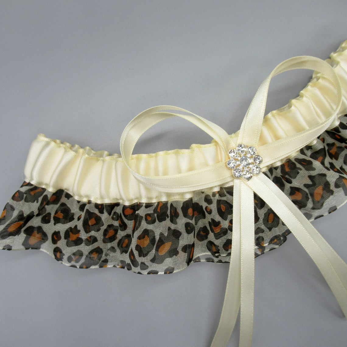 Leopard Animal Print Organza Bridal Wedding Garter – GracefulGarters