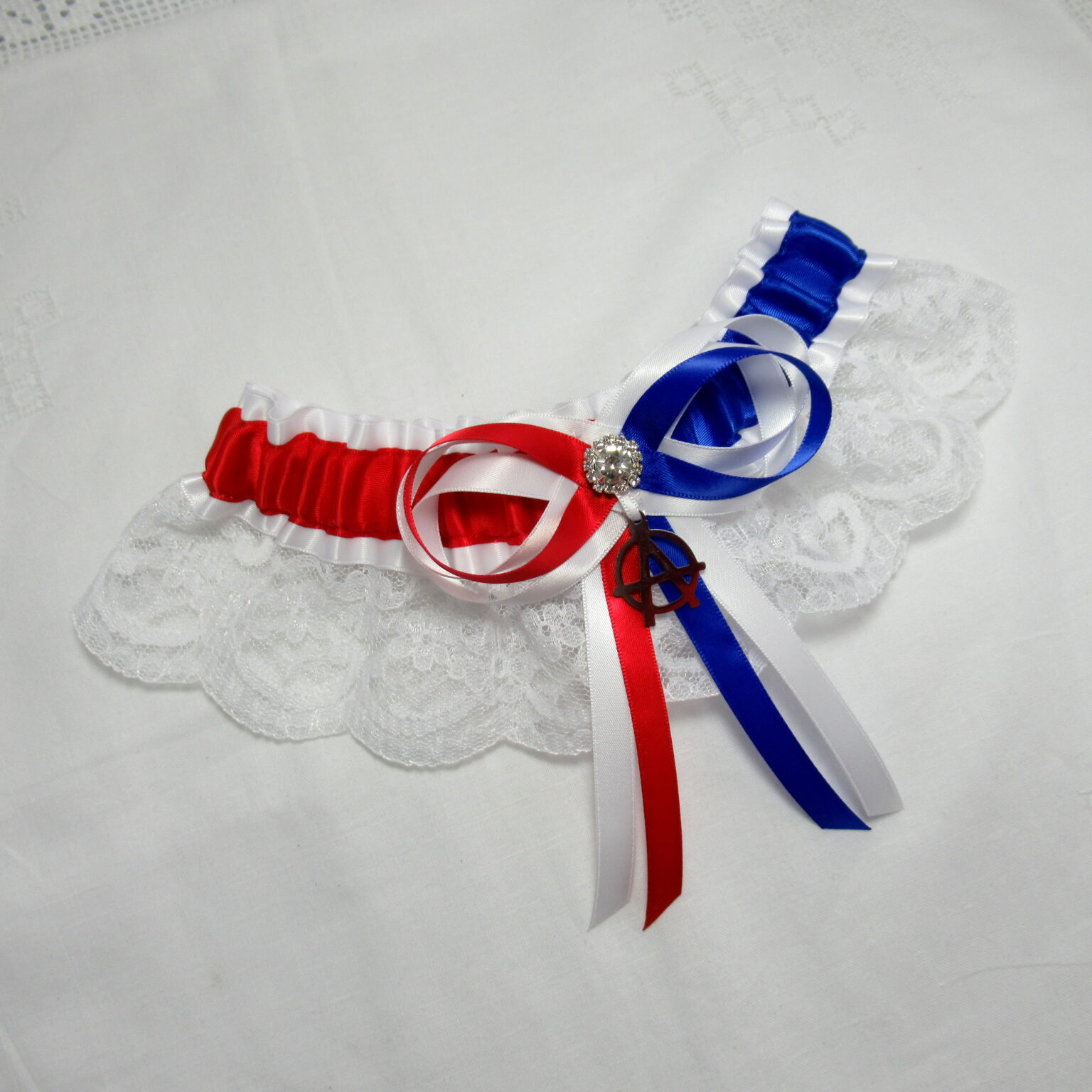 Avengers Half n Half Superhero Lace Bridal Wedding Garter ...