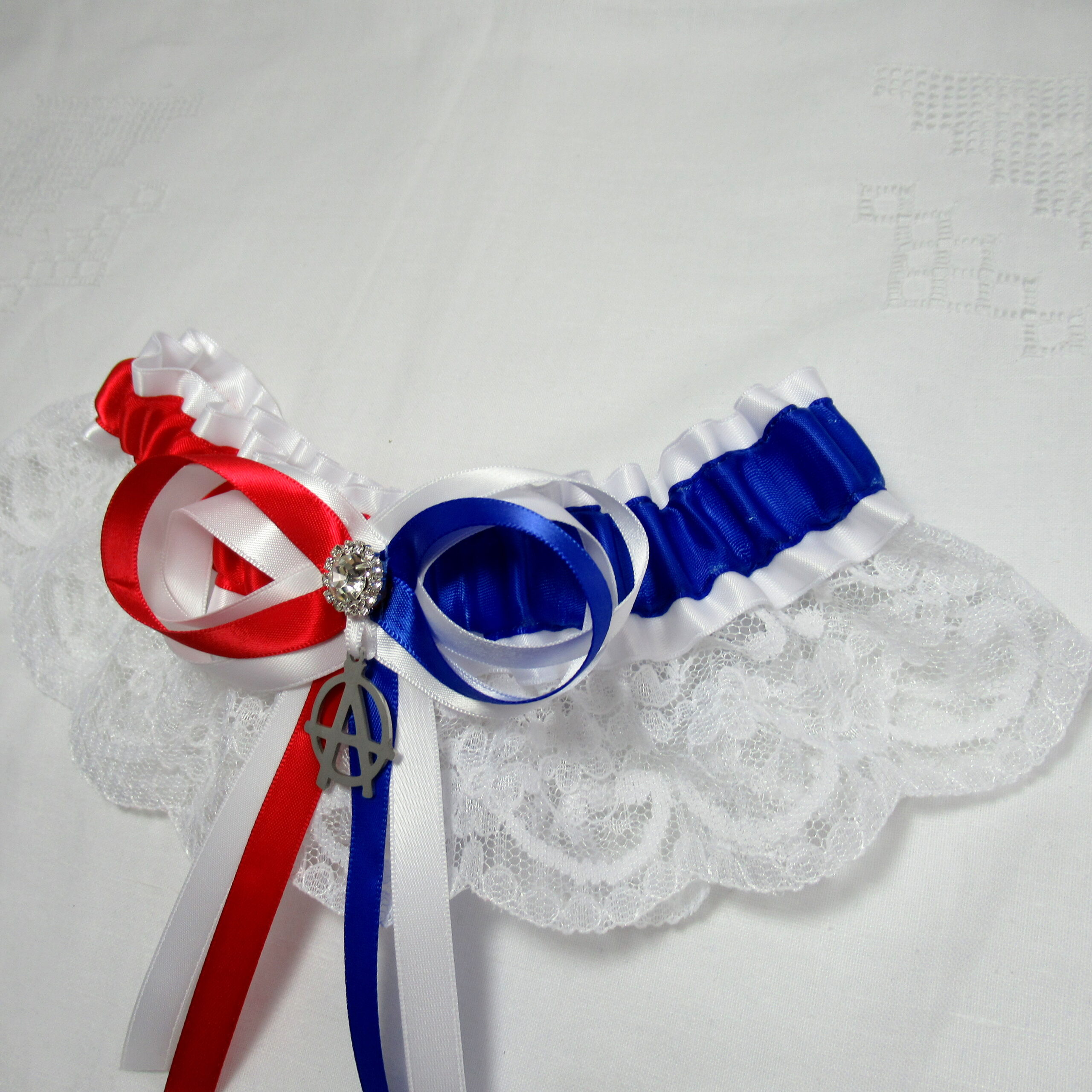 Avengers Half n Half Superhero Lace Bridal Wedding Garter ...
