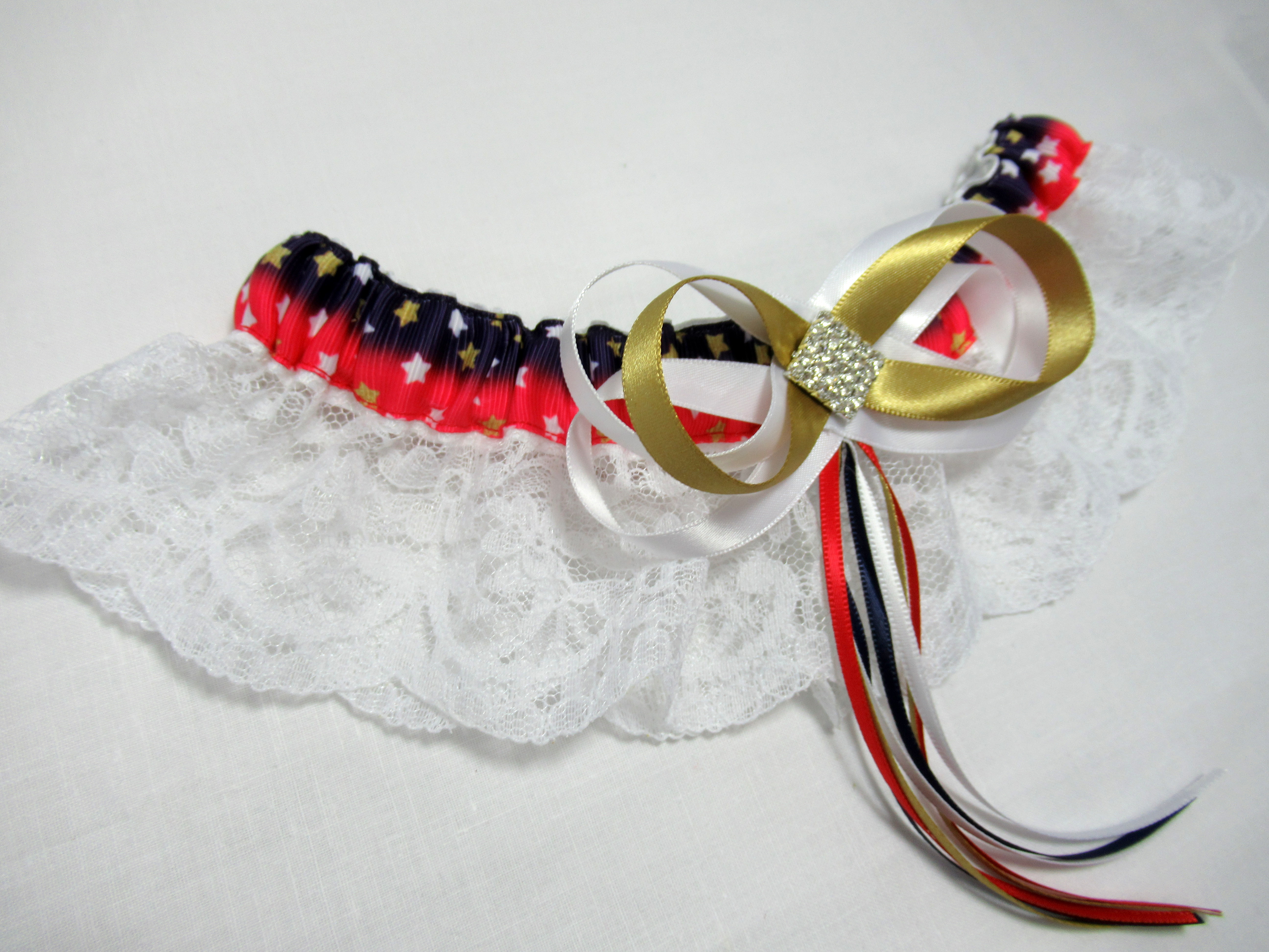 Stars Superhero Themed Lace Bridal wedding Garter Set - GracefulGarters