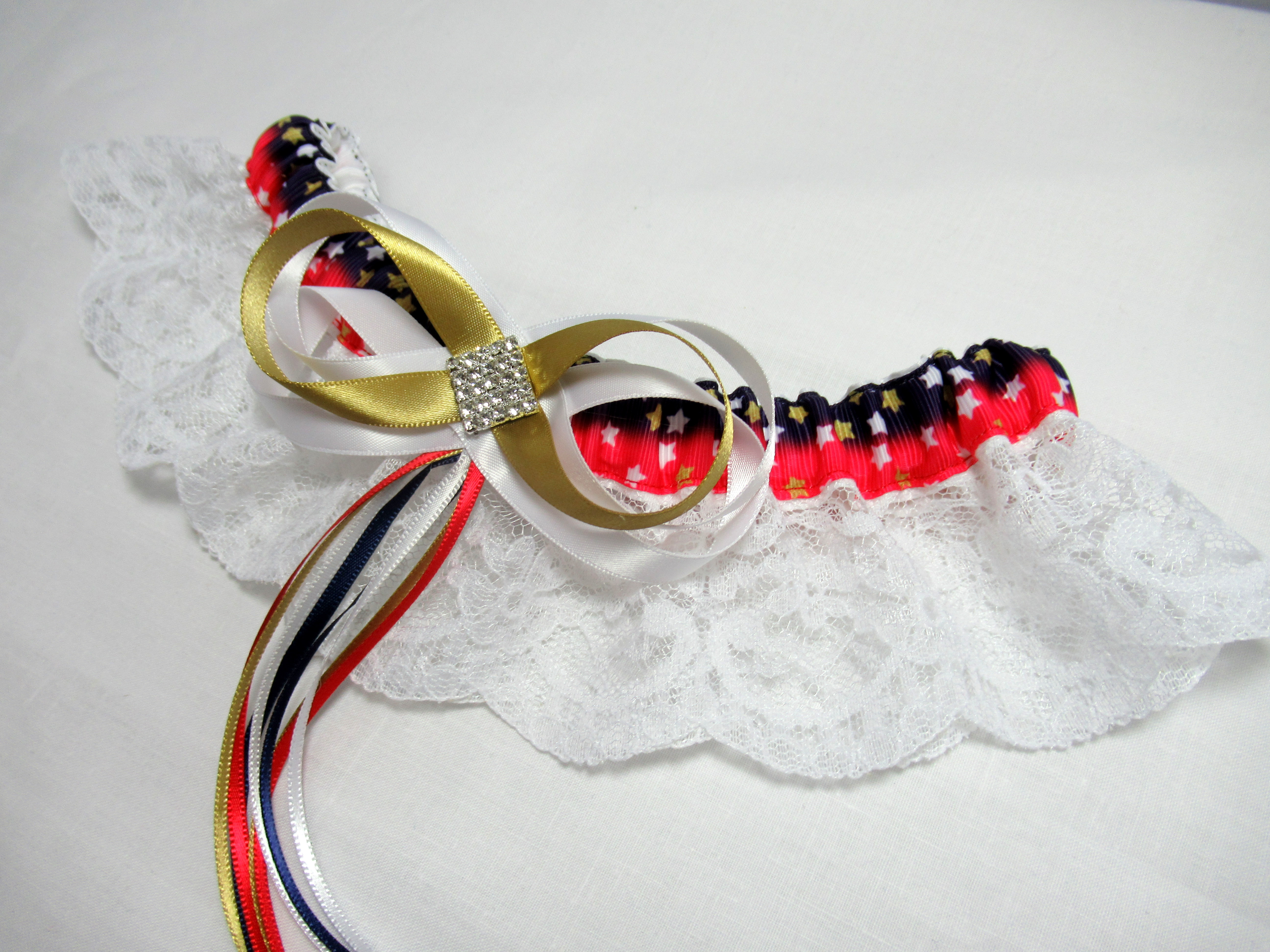 Stars Superhero Themed Lace Bridal wedding Garter Set - GracefulGarters