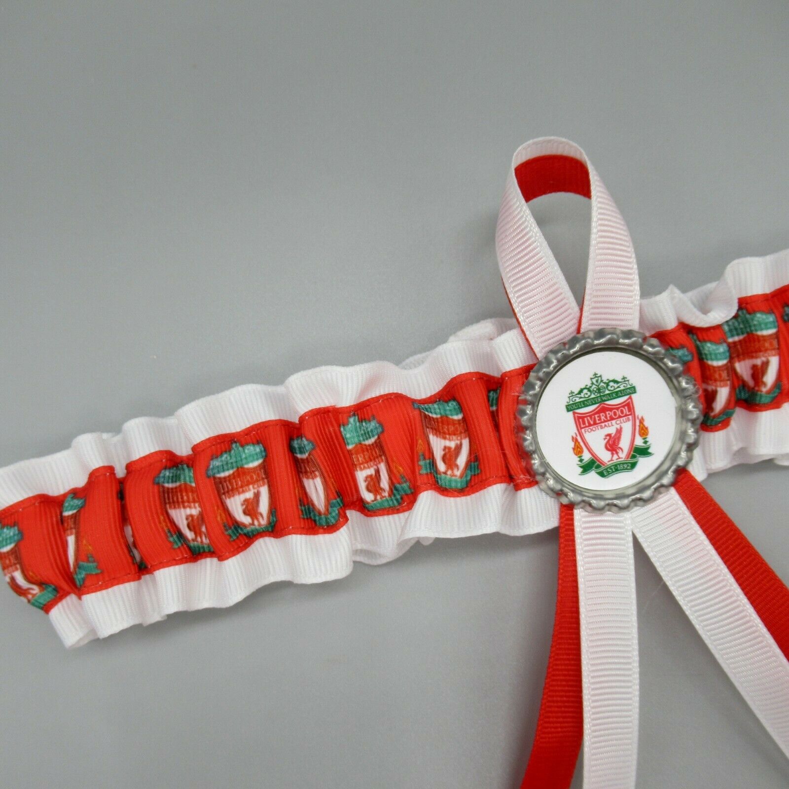Liverpool Football Team Bridal Wedding Garter/Cufflinks – GracefulGarters