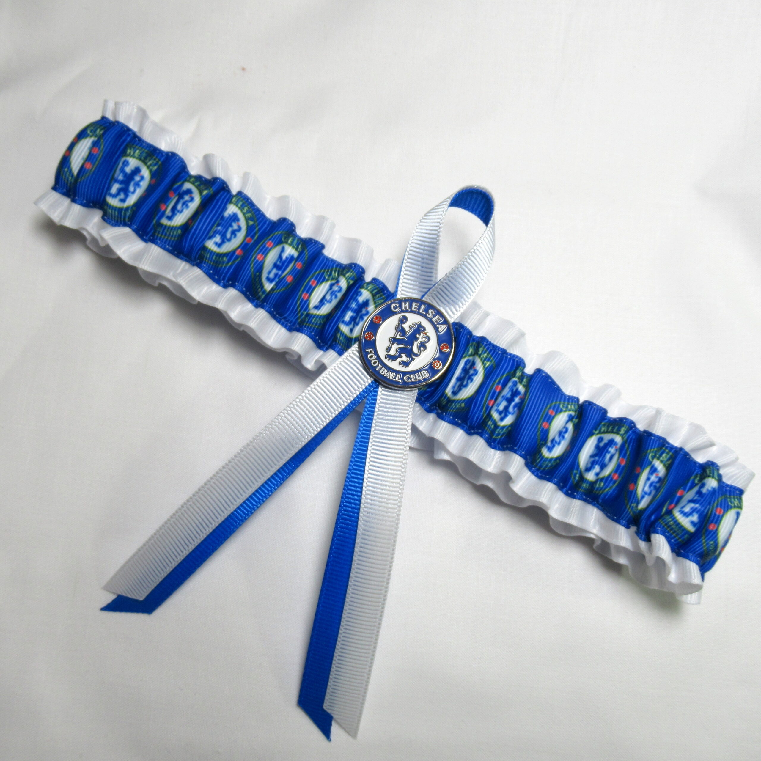Chelsea Football Team Bridal Wedding Garter - GracefulGarters