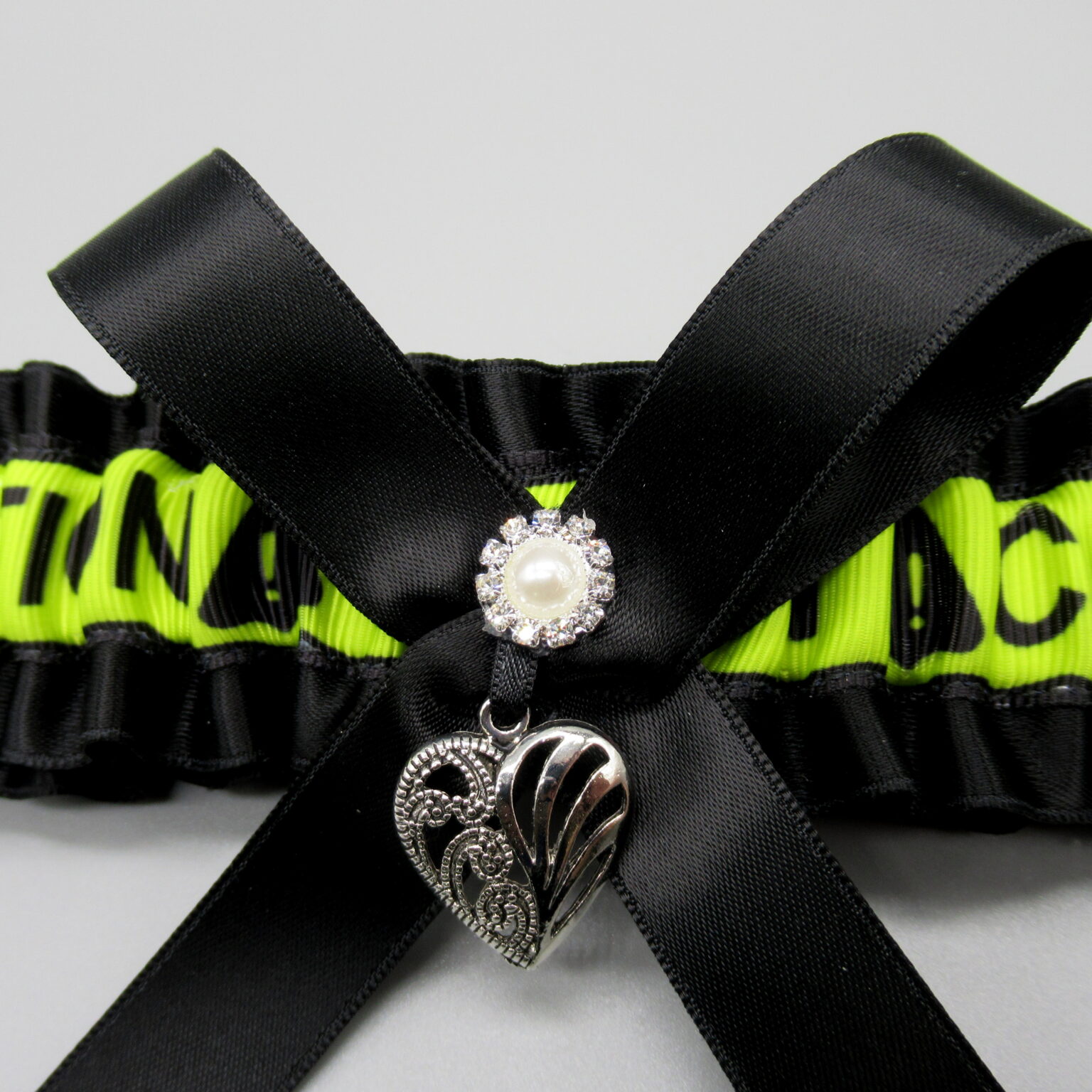 Caution Themed Hen Night Bridesmaids Bridal Wedding Garter ...