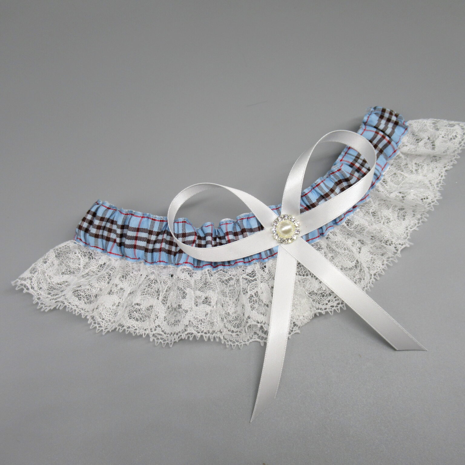 Scottish Tartan Burns Night Outlander Lace Trimmed Bridal Wedding ...