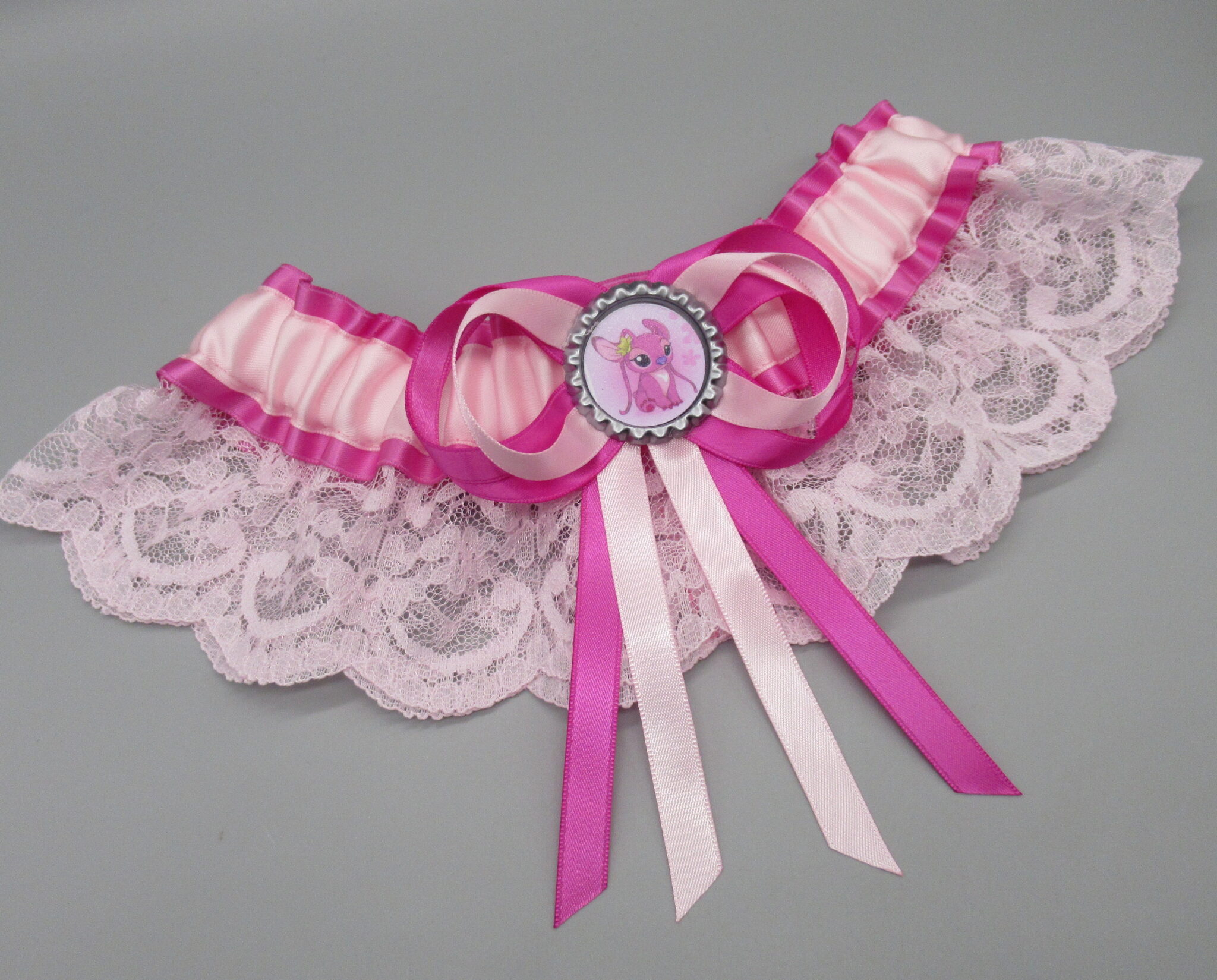 Stitch – Angel Disney Lace Bridal Wedding Garter. – GracefulGarters